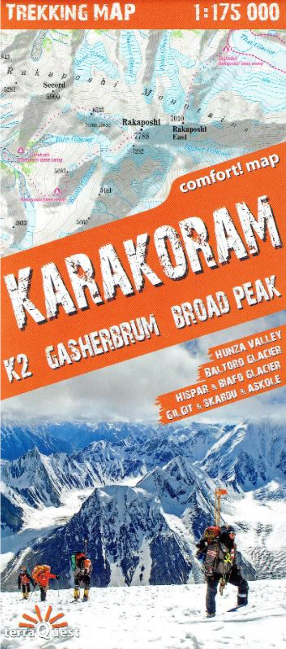【T-MAPS】カラコルム・トレッキング・マップ Karakoram K2 Gasherbrum Broad Peak – Ferrino ...